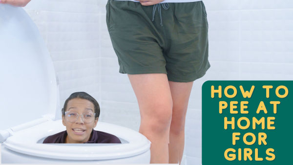 How to Pee at Home For Girls | Goally TV